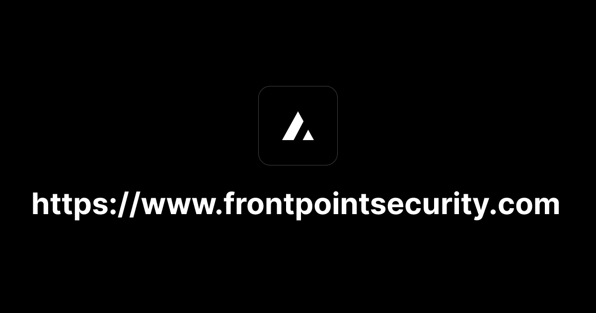 FrontPoint Friday: Meet Andrew Burk